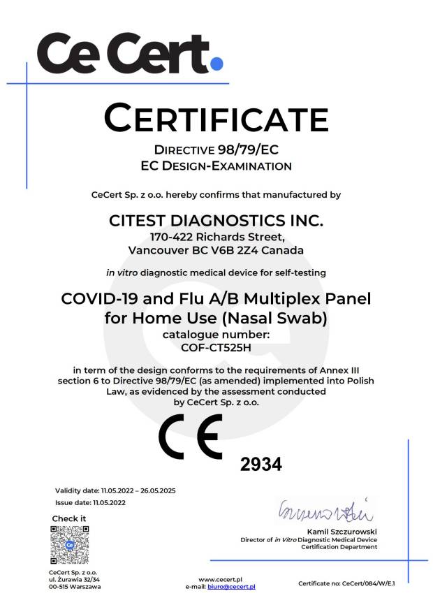 CITEST DIAGNOSTICS INC